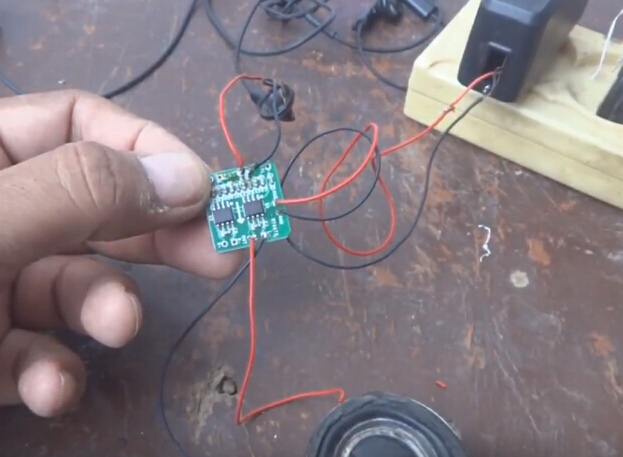 HT6872 2x3W Differential Power Amplifier Board Digital Class D Audio Power Amplifier Module 3.6-6.5V